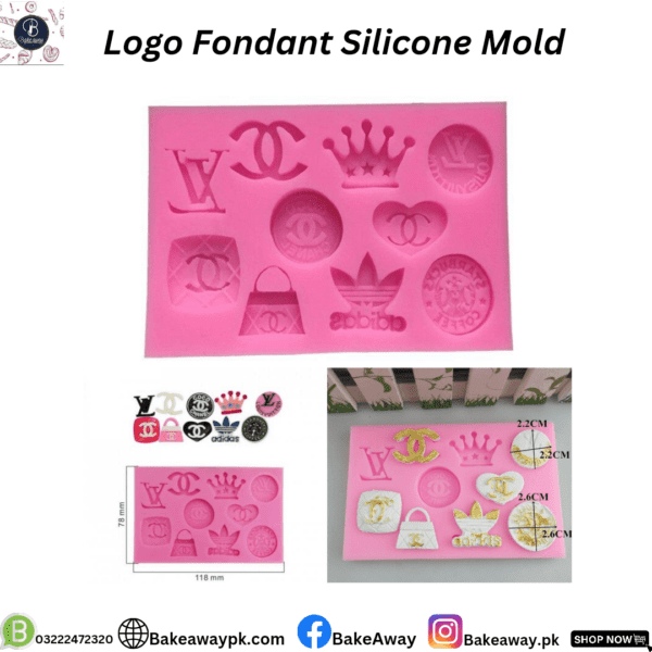 Logo Fondant Silicone Mould – Bake Away