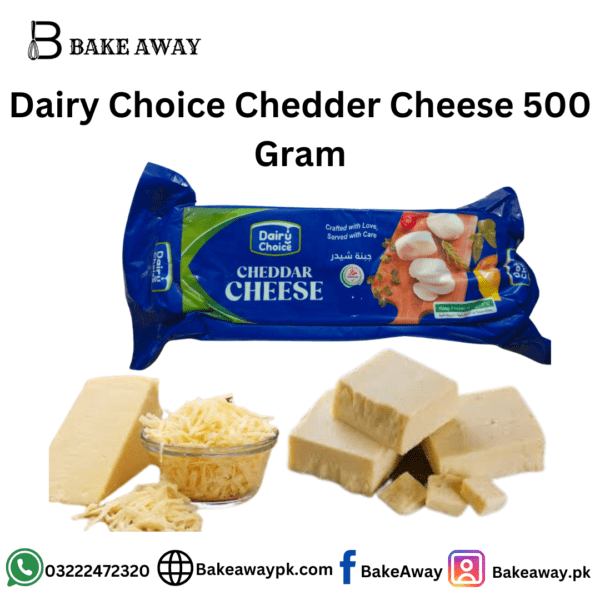 Dairy Choice Chedder Cheese 500 Gram Only For Karachi – Bake Away