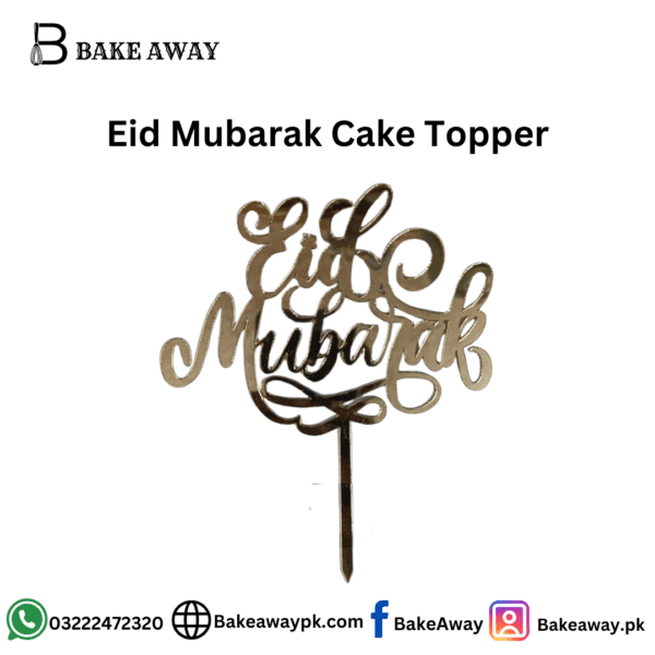 Eid Mubarak Cake Topper – Bake Away