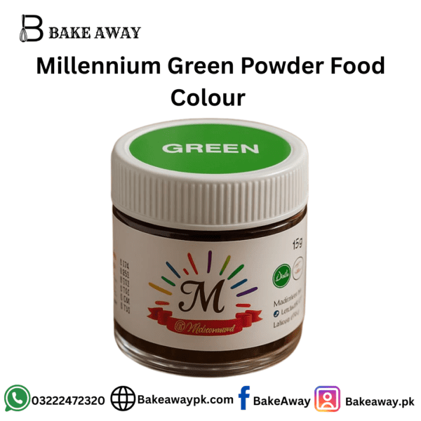 Millennium Green Powder Food Colour – Bake Away