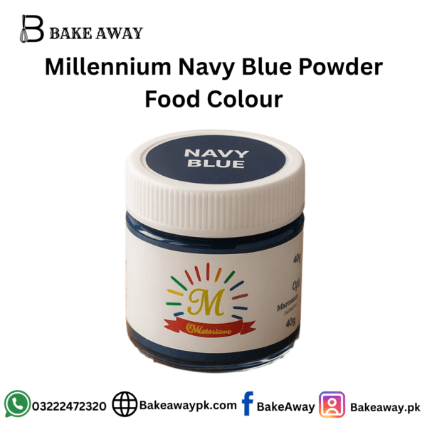 Millennium Navy Blue Powder Food Colour – Bake Away