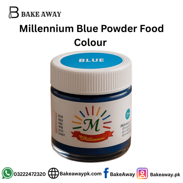 Millennium Blue Powder Food Colour – Bake Away