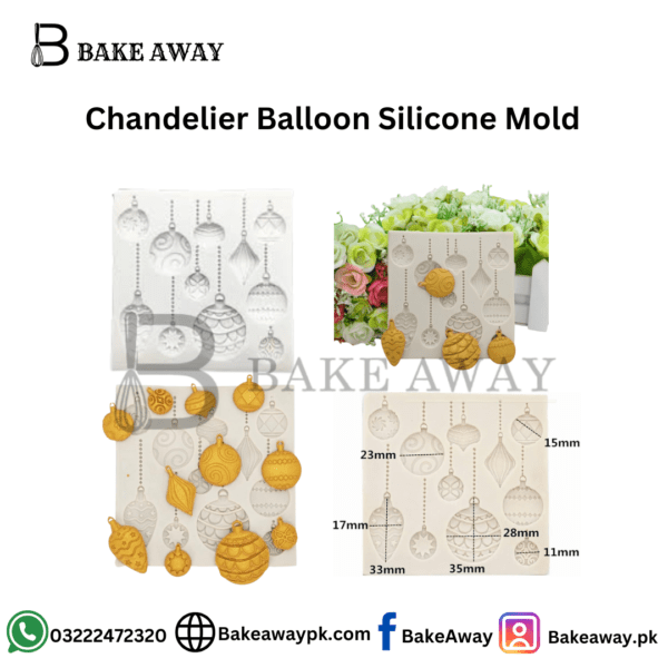 Chandelier Balloon Silicone Mold – Bake Away