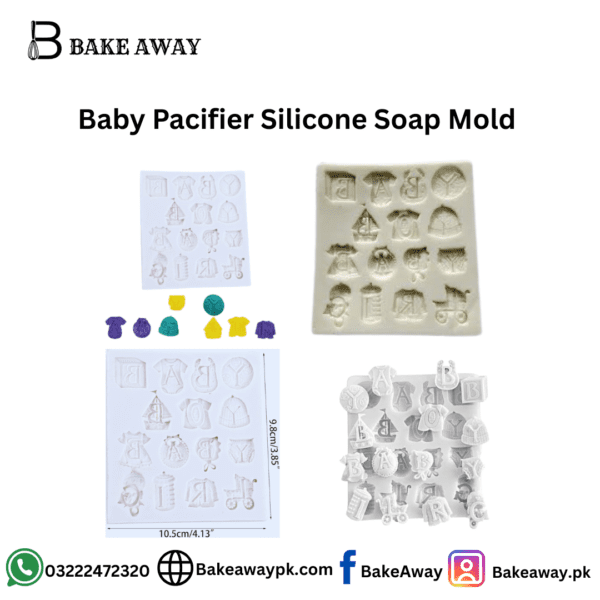Baby Pacifier Silicone Soap Mold – Bake Away
