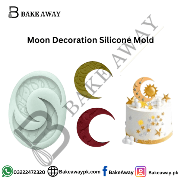 Moon Decoration Silicone Mold – Bake Away