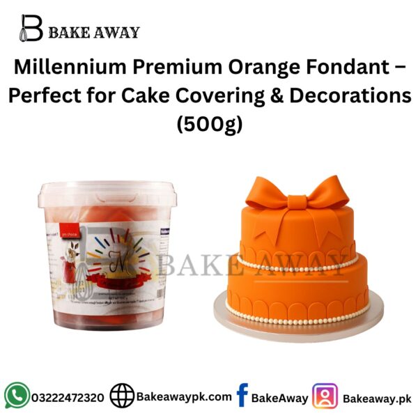 Millennium Premium Orange Fondant – Bake Away