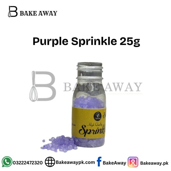 Purple Sprinkles 25g – Bake Away