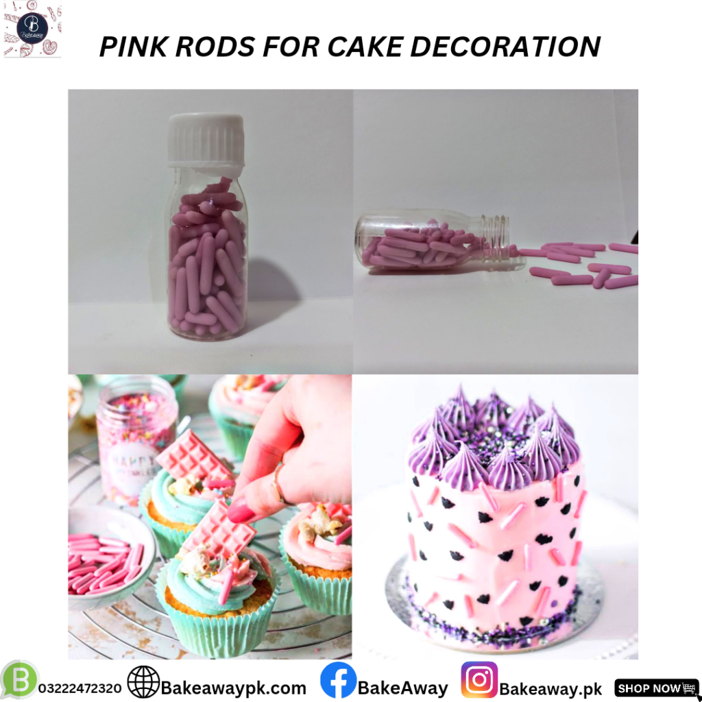 PINK RODS SPRINKLES – Bake Away