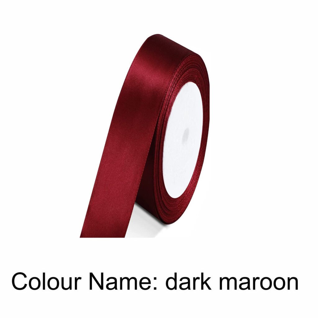 1INCH MAROON RIBBON FOR CAKE BOX – Bake Away