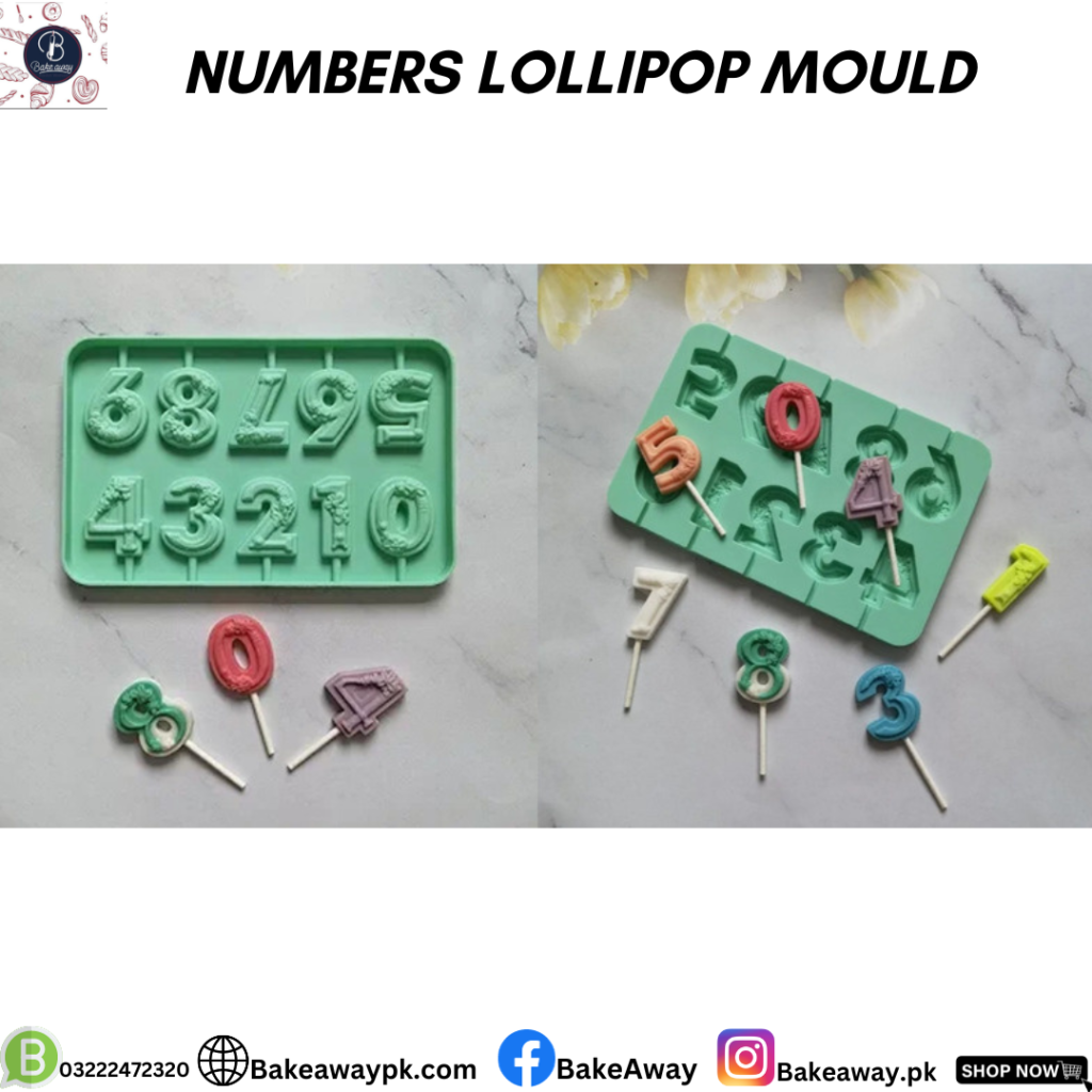 NUMBER LOLLIPOP MOULD – Bake Away