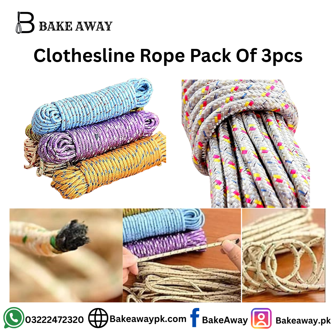 Clothesline Rope Pack Of 3pcs – Bake Away